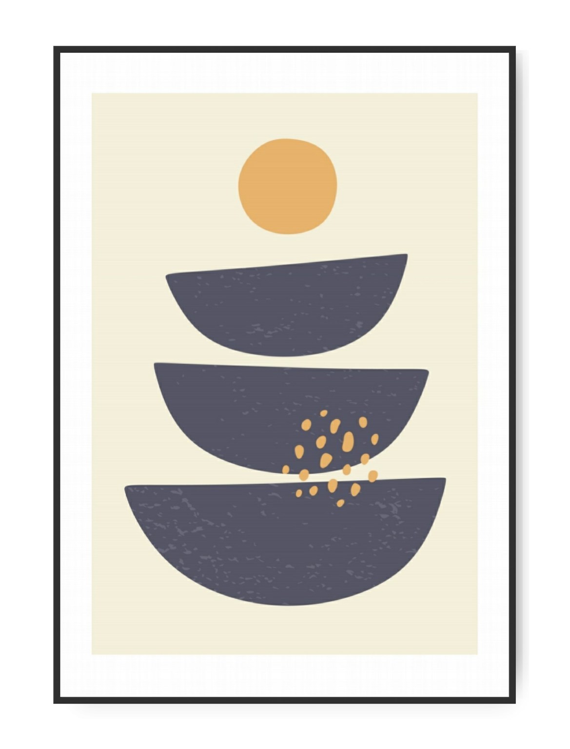 Perfect Black lines, A4 plakat - Ideal poster