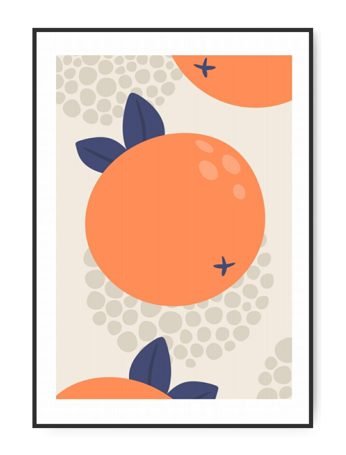 Blue night Stripes, A4 plakat - Plakater - Ideal poster