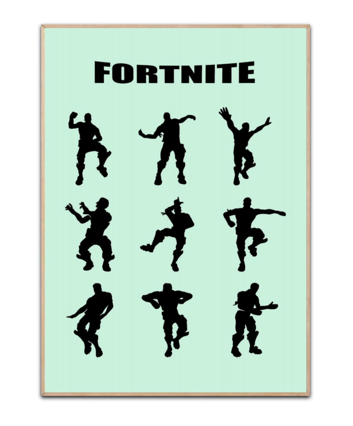 Fortnite Dance Moves, 50x70 cm plakat - Plakater - Ideal poster
