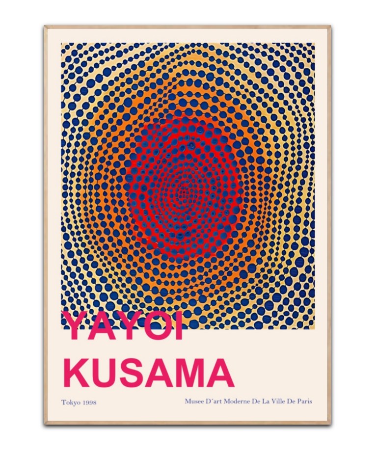 abstrakt Yay oi Kus ama , 50x70 cm plakat - Plakater - Ideal poster