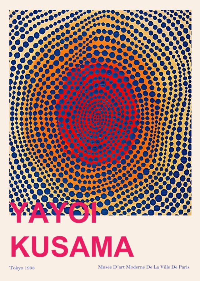 abstrakt Yay oi Kus ama , 50x70 cm plakat - Plakater - Ideal poster