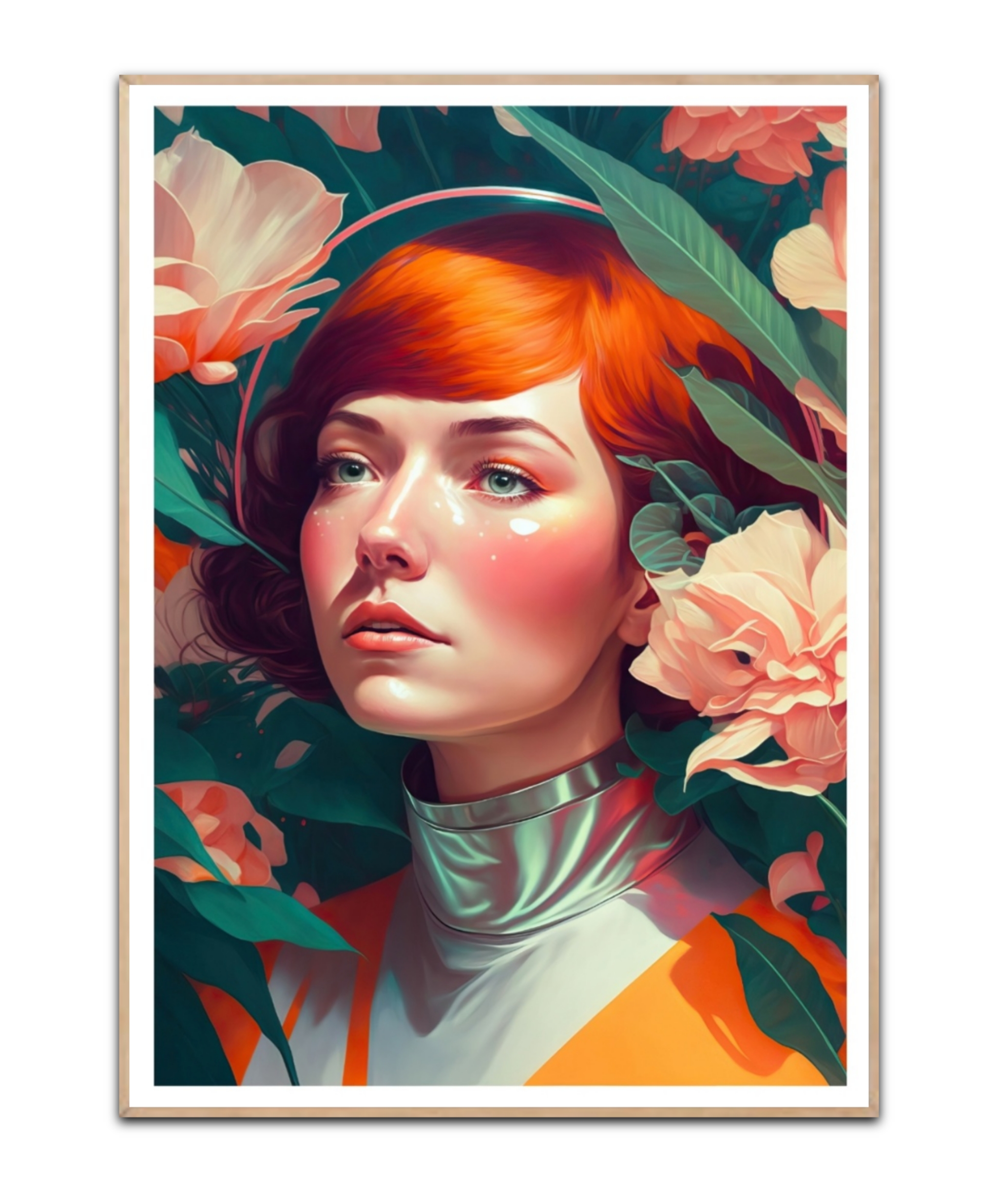 Retro Future Portrait By Treechild, 50x70 plakat - Ideal poster