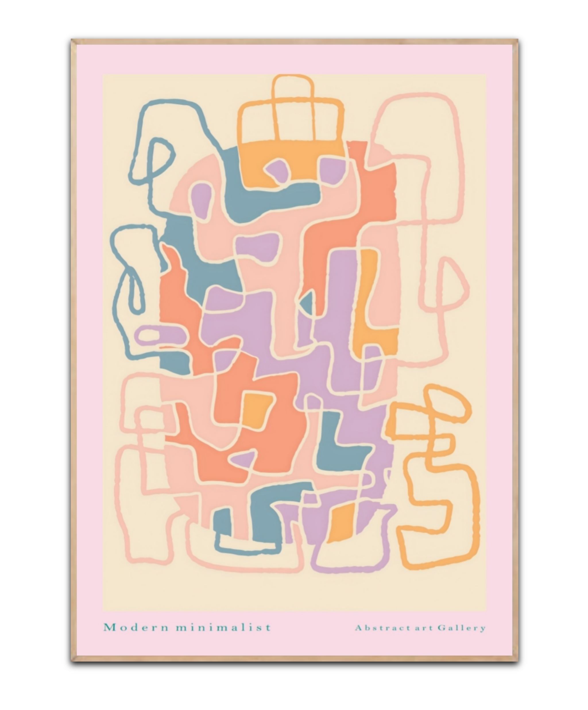 Modern Minimalist, 50x70 cm plakat - Ideal poster