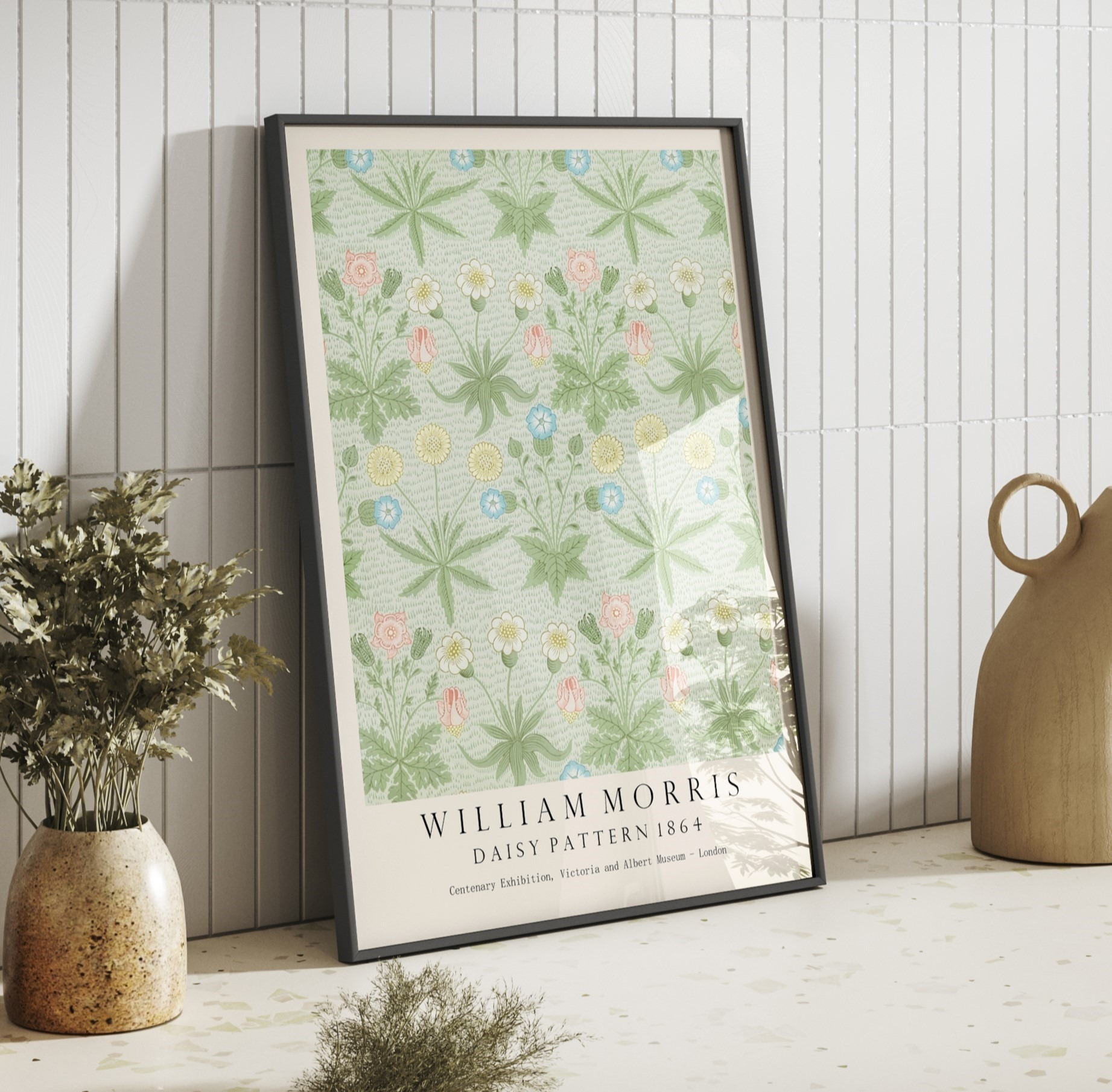 William Morris, Daisy Pattern 1864, Str. A3 plakat - Ideal poster