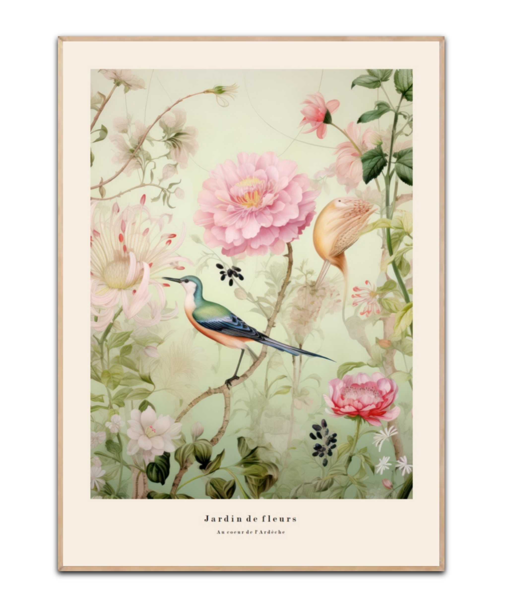 Jardin De Fleurs, 50x70 cm plakat - Ideal poster