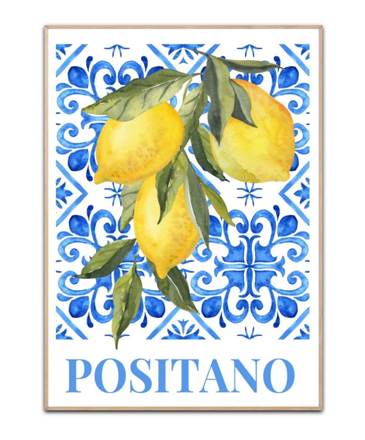 Positano lemon - Str. A4 - Plakater - Ideal poster