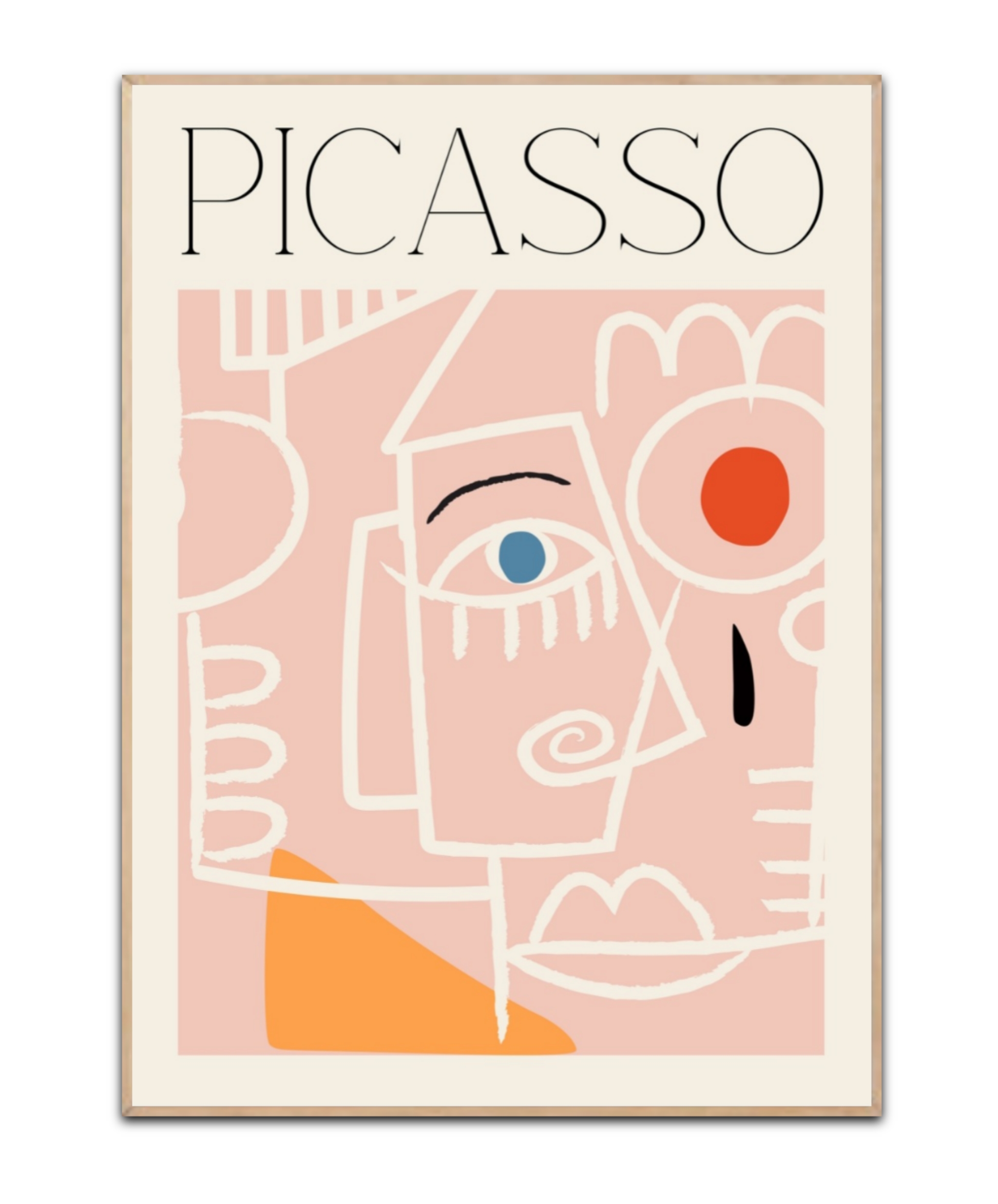 Picasso - Abstract figure plakat, Str. A3 - Ideal poster