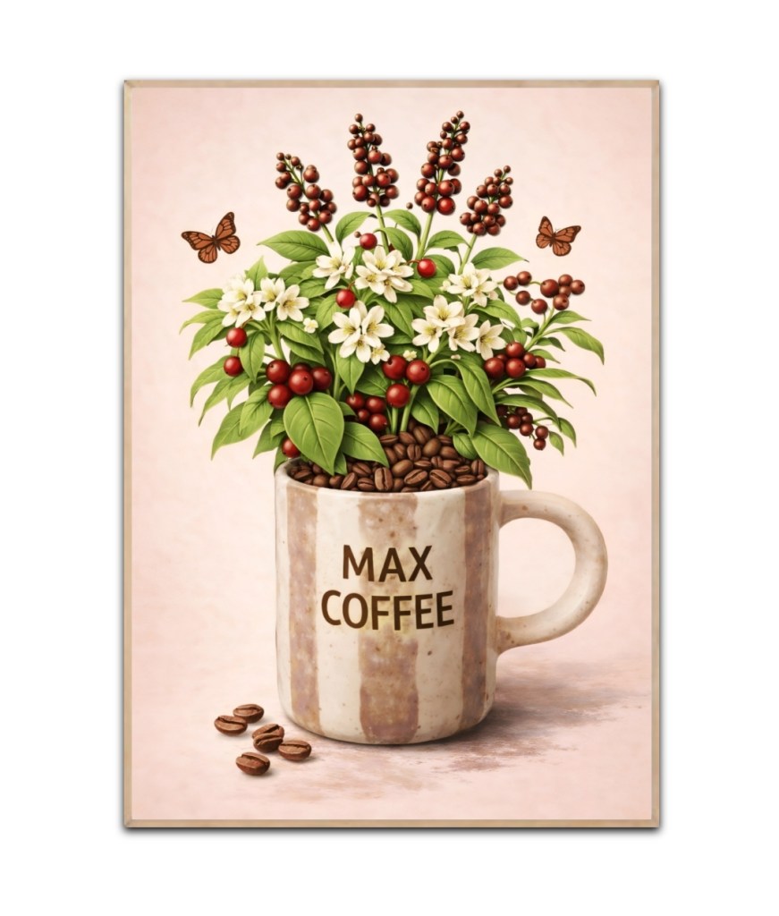 Max coffee plakat - Ideal poster